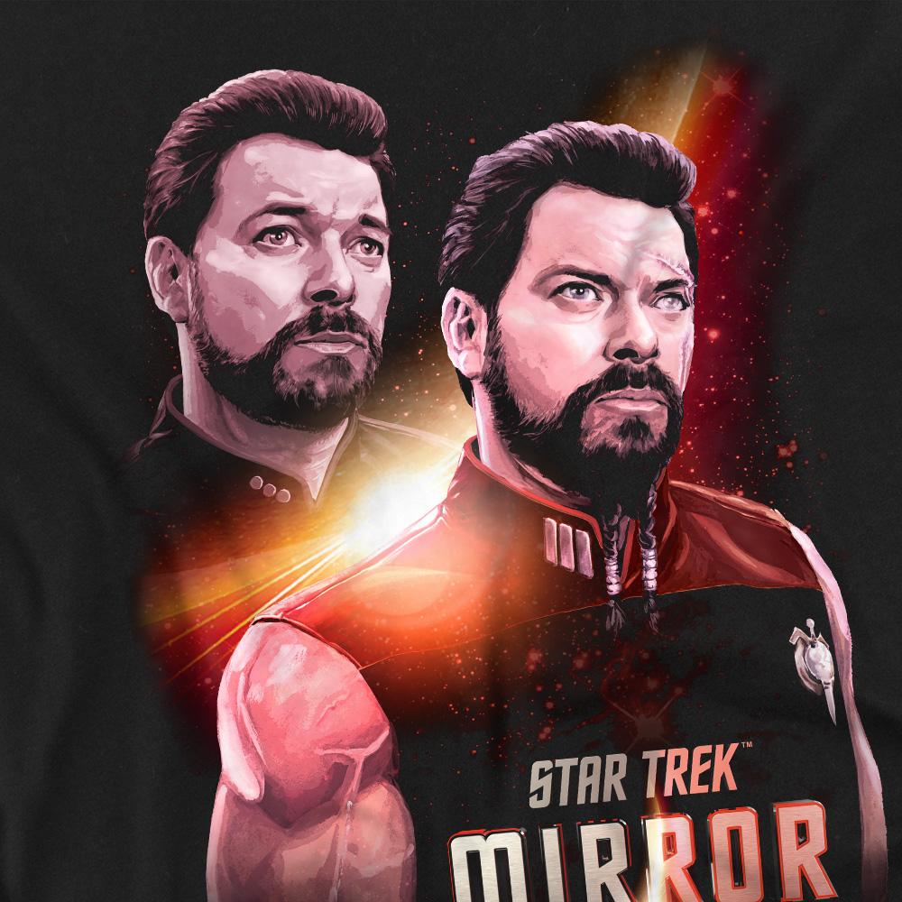 Star Trek Unisex Adult Mirror Riker T-Shirt | Discounts on great Brands