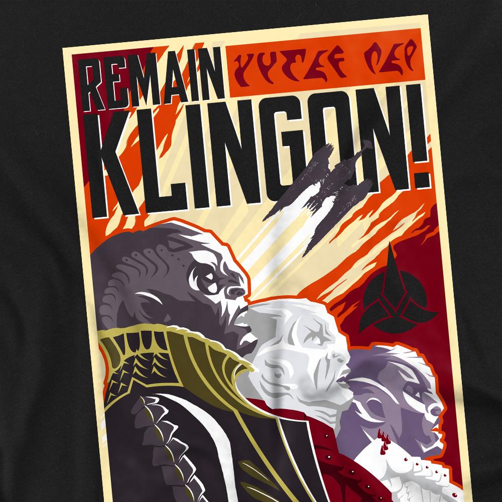 Star Trek: Discovery Unisex Adult Remain Klingon Poster T-Shirt ...