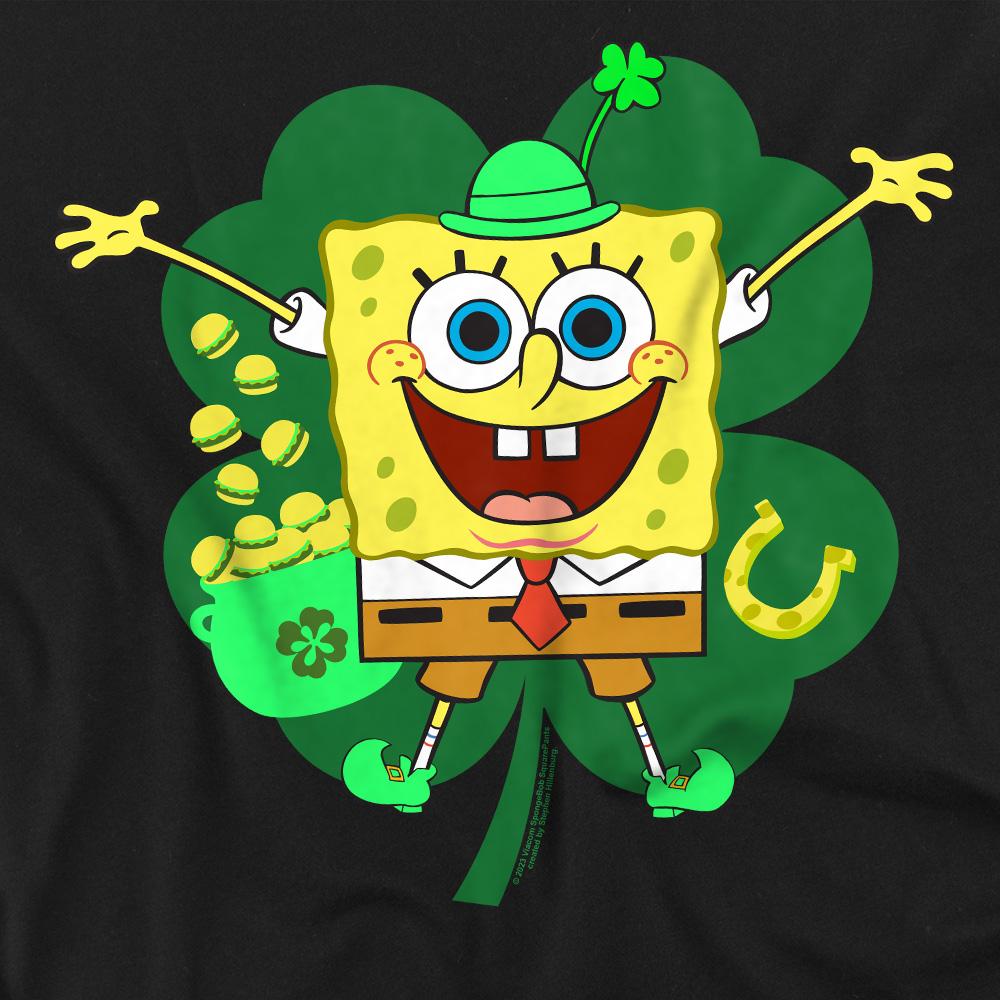 SpongeBob SquarePants Unisex Adult Spongey Four Leaf Clover St