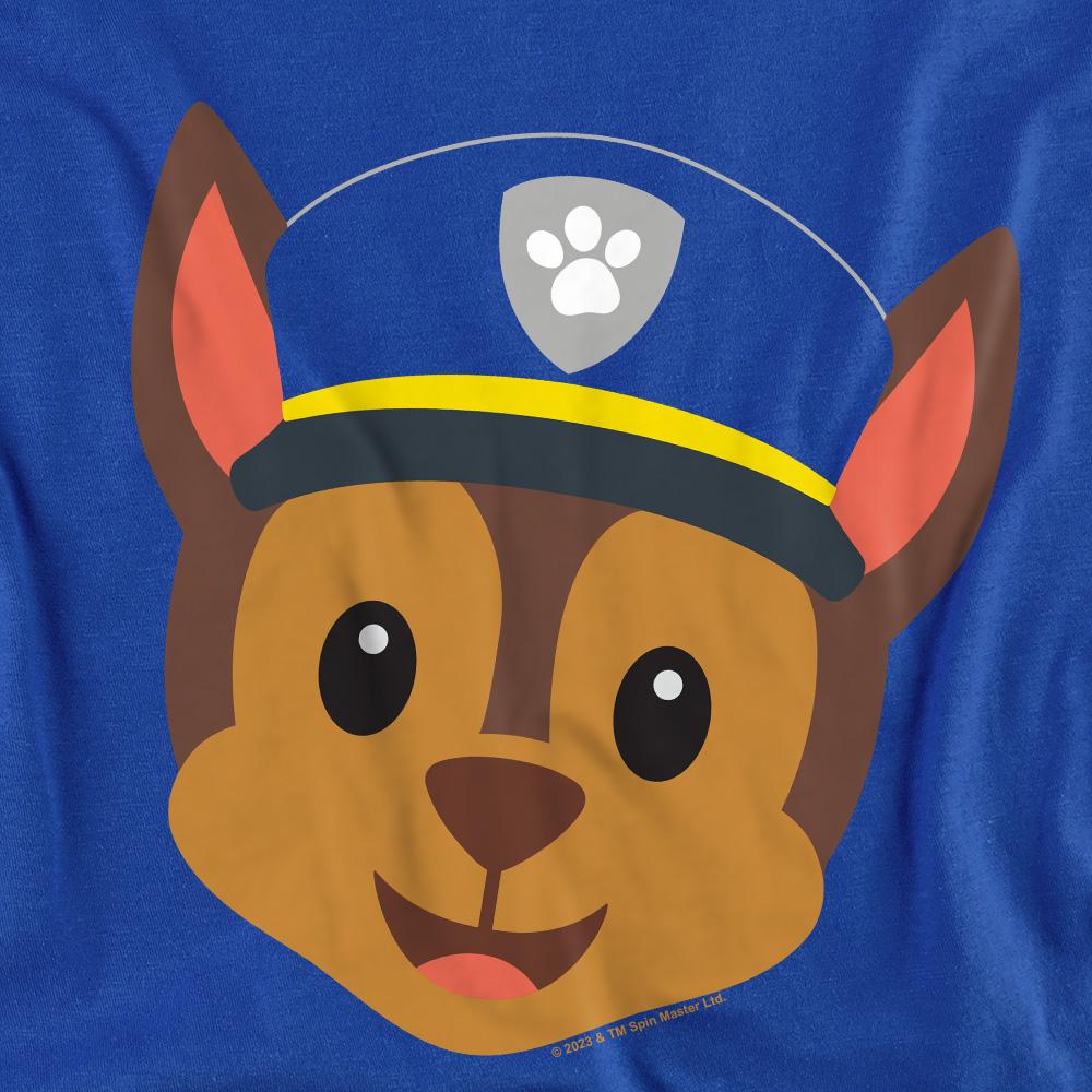 Paw Patrol Unisex Adult Chase Emoji T-Shirt | Discounts on great Brands