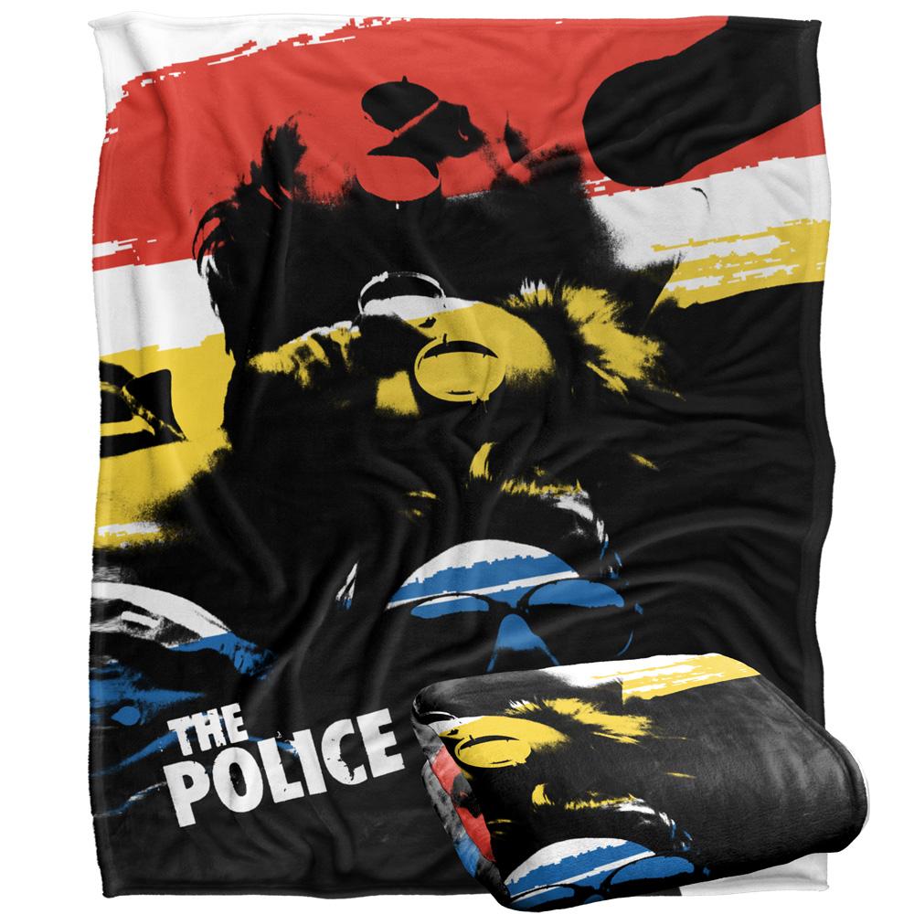 The Police Silky Stripes Supersoft Blanket | Discounts on great Brands