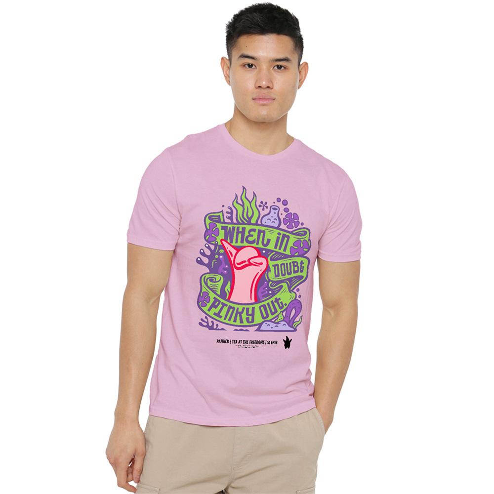 SpongeBob SquarePants Unisex Adult Pinky Out Patrick Star T-Shirt ...