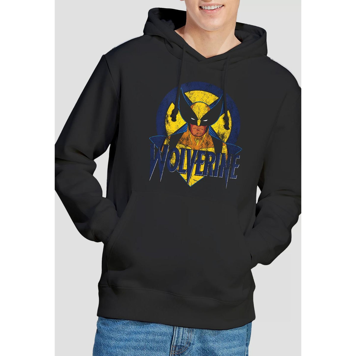 Marvel Mens X-Men Wolverine Retro Hoodie | Discounts on great Brands