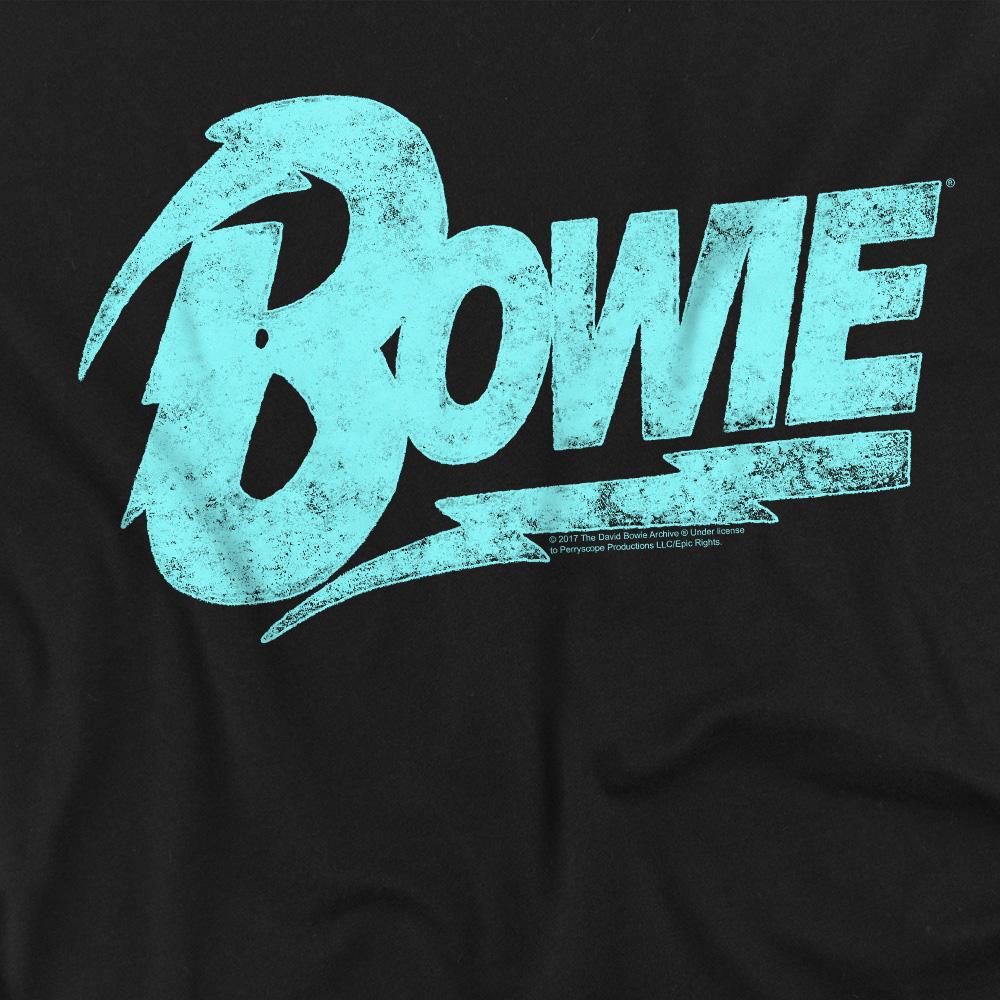 David Bowie Unisex Adult Logo T-Shirt | Discounts on great Brands