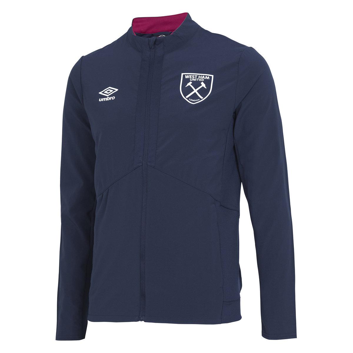 West Ham United FC Mens 22/23 Umbro Presentation Jacket | Discounts on ...