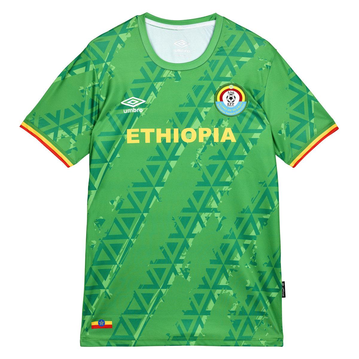 Umbro Mens 22/23 Ethiopia National Football Team Home Jersey ...