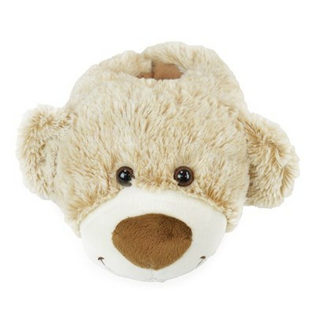 Slumberzzz Childrens/Kids Bear Slippers 11-12 Child UK / Brown ...