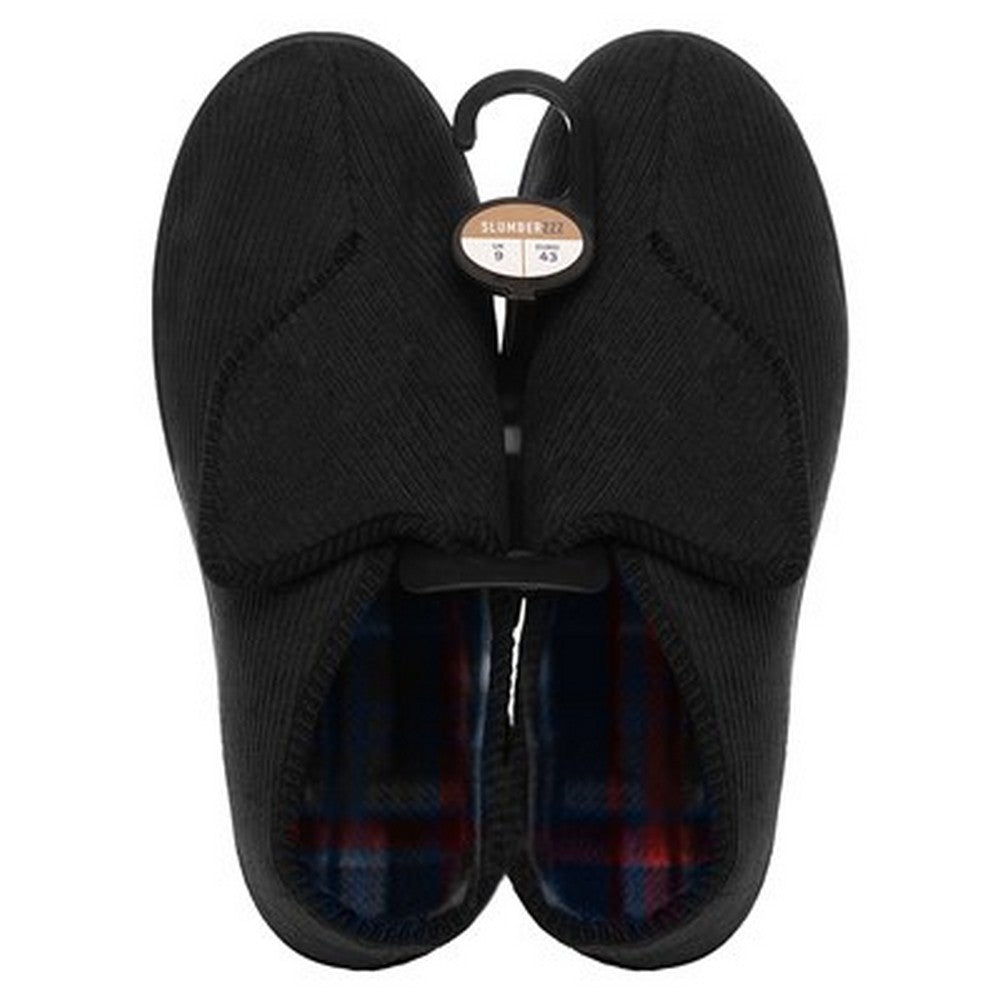 Slumberzzz Mens Corduroy Easy Access Slipper | Discounts on great Brands