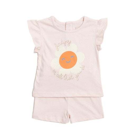Blue Zoo Baby Girls Sunflower Jersey Top & Bottom Set – Universal Textiles