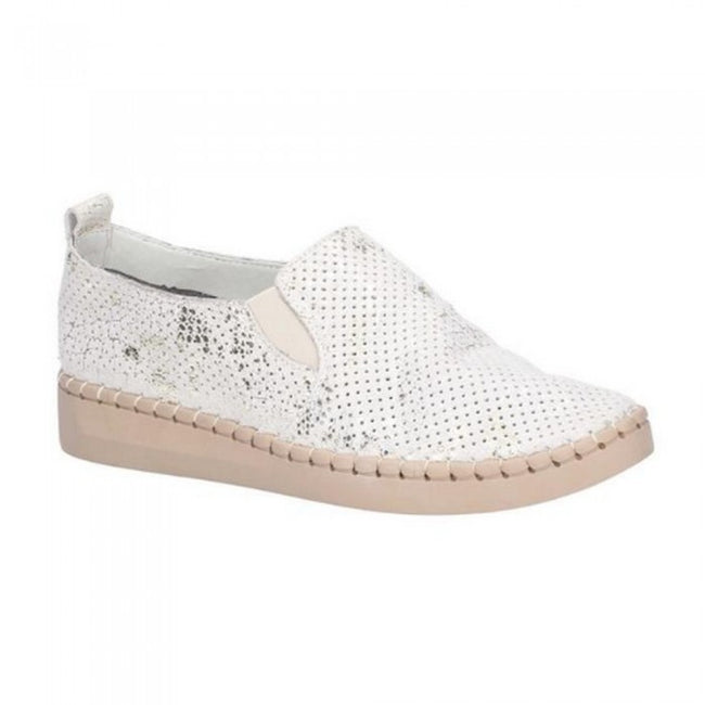 Fleet & Foster Tulip Womens/Ladies Metallic Suede Leather Slip On Shoe Fleet & Foster Tulip Womens/Ladies Metallic Suede Leather Slip On Shoe