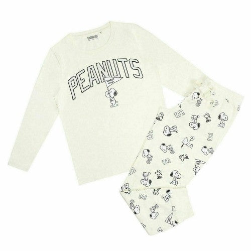 Peanuts Womens/Ladies Shhh Sleeping Snoopy Long Pyjama Set – Universal ...