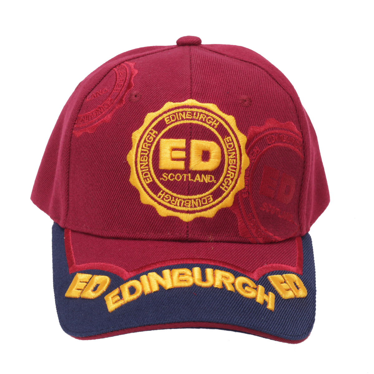 Edinburgh 6 Panel Unisex Adults Baseball Cap | Discounts on great Brands