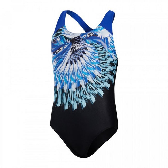 Speedo Girls Digital Splashback Costume One Piece Swimsuit | Discounts ...
