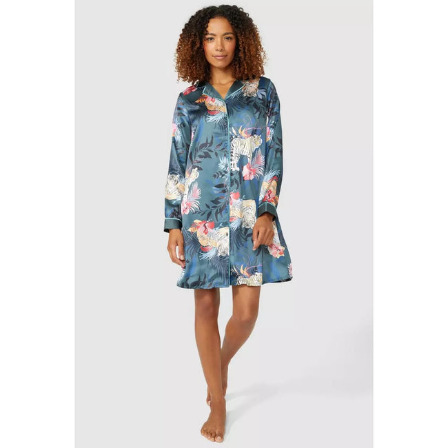 Debenhams Womens/Ladies Jungle Satin Nightie | Discounts on great Brands