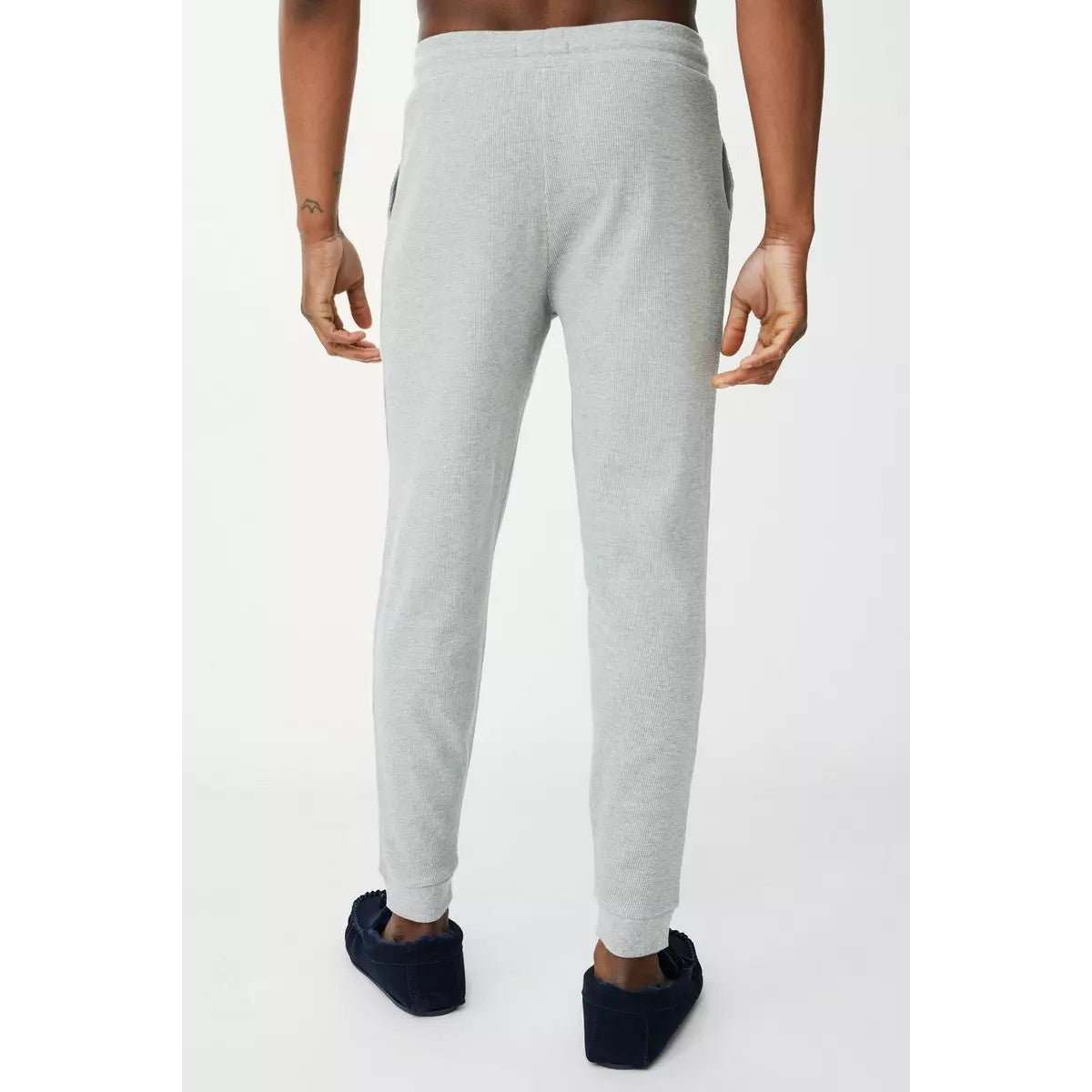 Debenhams Mens Waffle Textured Cuffed Jogging Bottoms | Discounts on ...