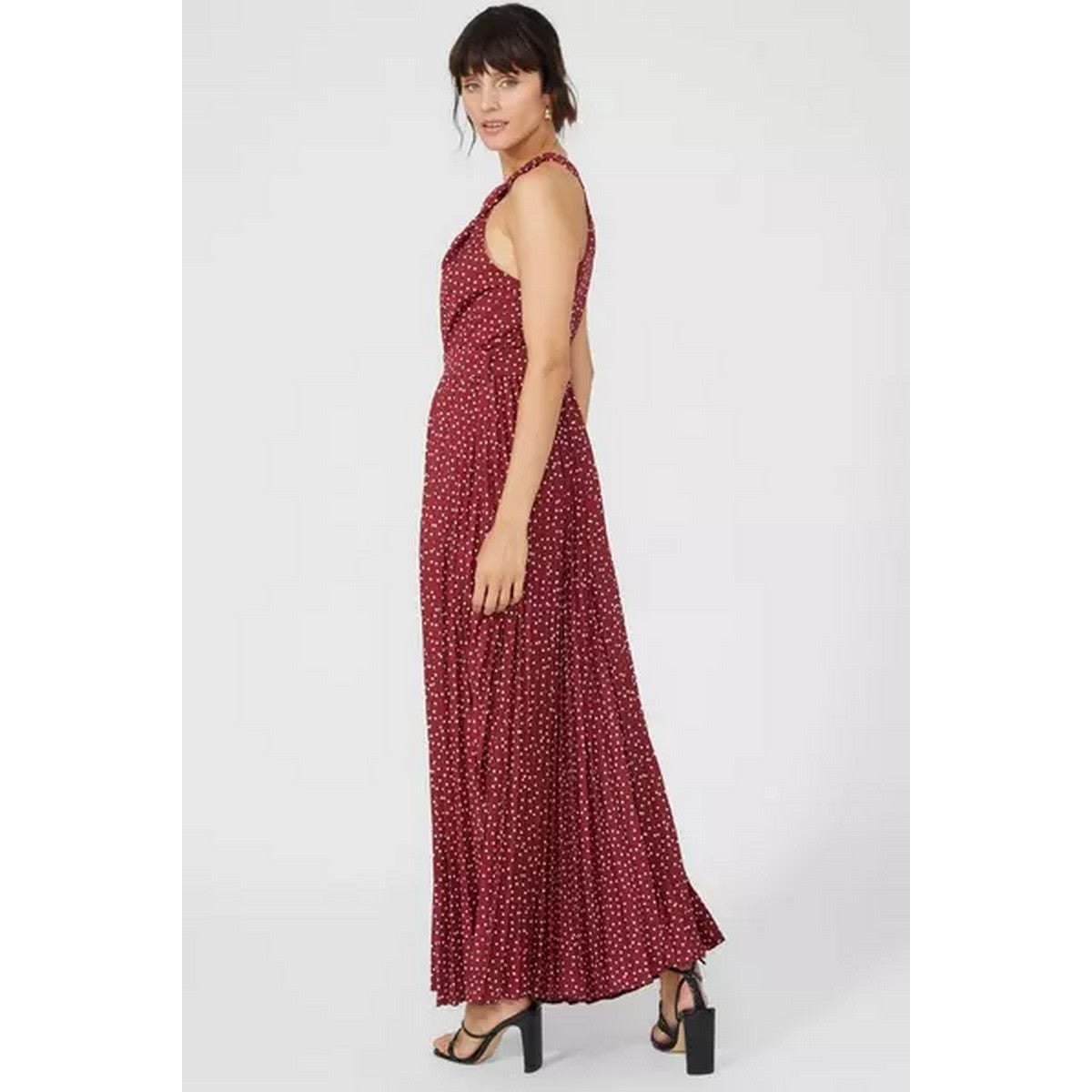 Principles Womens/Ladies Pleated Twist Neck Maxi Dress | Discounts on ...