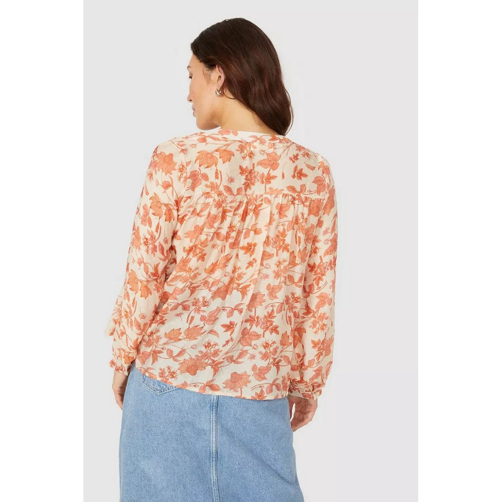 Mantaray Womens/Ladies Notch Neck Long-Sleeved Top | Discounts on great ...