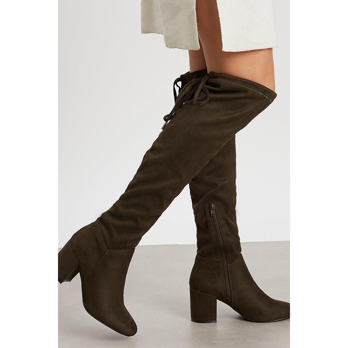 Principles Womens/Ladies Kayla Block Heel Knee-High Boots | Discounts ...