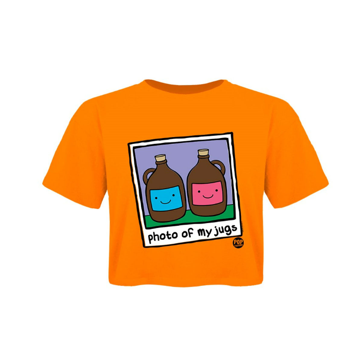 Pop Factory Womens/Ladies Photo of My Jugs Boxy Crop Top | Discounts on ...
