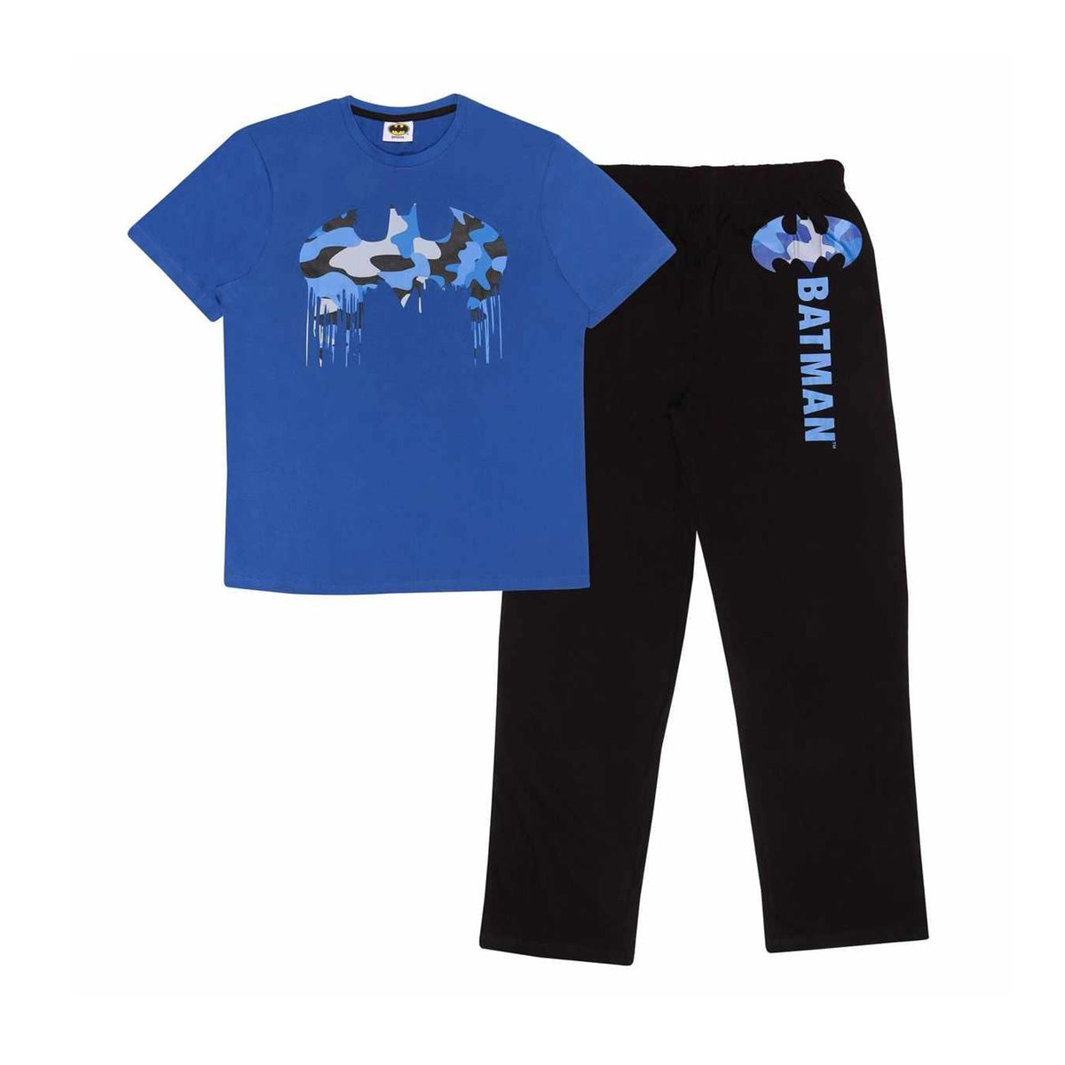 Batman Childrens/Kids Camo Drip Pyjama Set | Discounts on great Brands