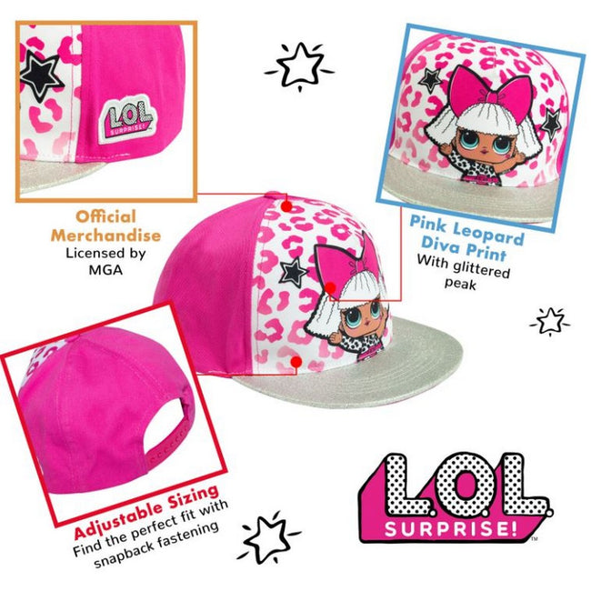 LOL Surprise Girls Diva Logo Baseball Cap | Discounts on great Brands