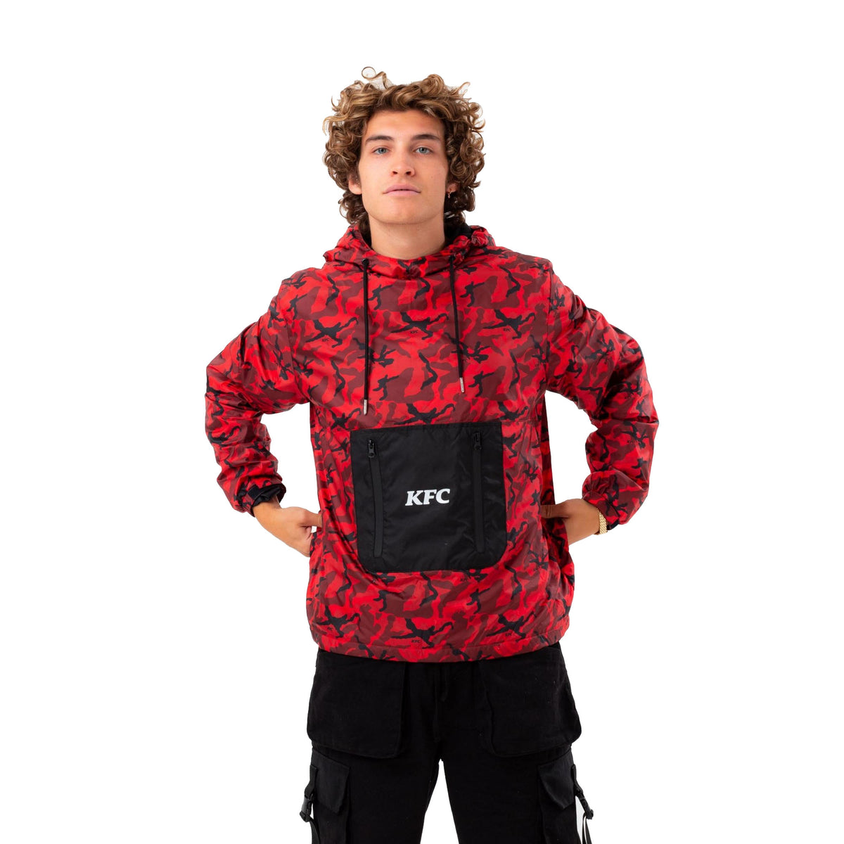 Hype Unisex Adult KFC Lightweight Hooded Jacket | Discounts on great Brands