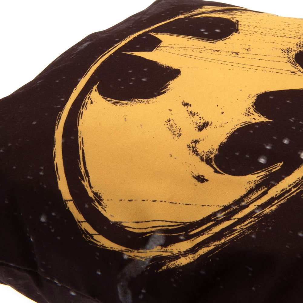 Batman Distressed Logo Filled Cushion | Discounts on great Brands